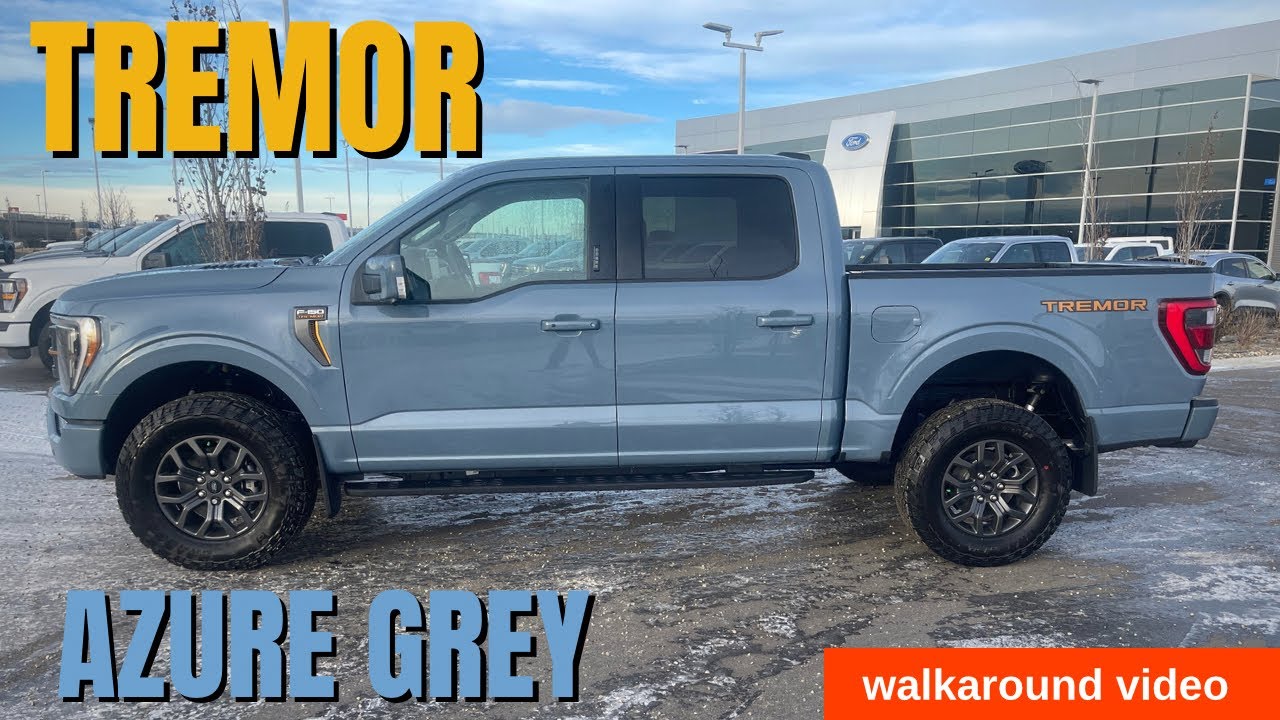 2023 Ford F-150 Tremor - Azure Grey walkaround video - YouTube