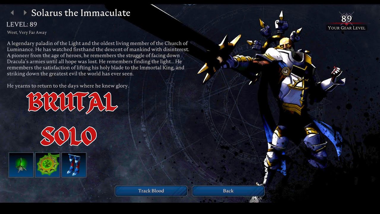 V Rising - SOLARUS the Immaculate Boss Fight (BRUTAL Difficulty | SOLO ...