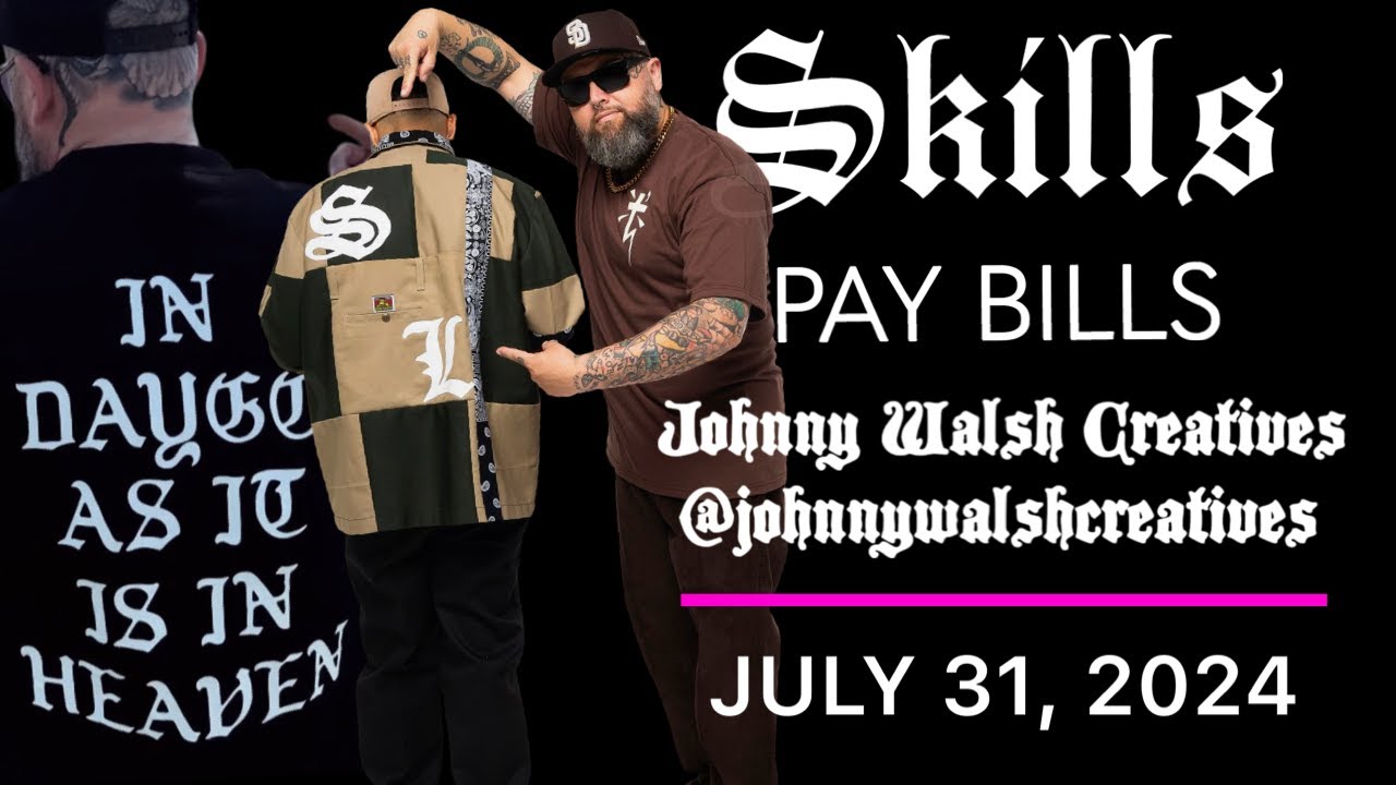 Skills Pay Bills #102 - Johnny Walsh @johnnywalshcreatives - YouTube