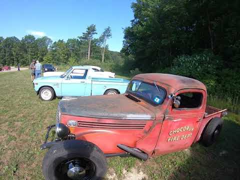 New England Dragway swap meet. The Grumman is running and rat rod ...