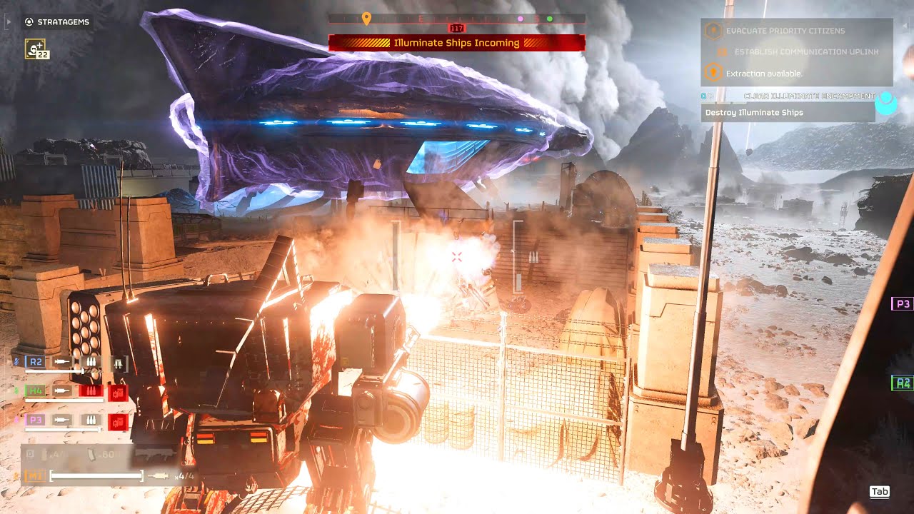 Battle with Illuminate - Super Helldive Difficulty - 4K Quality ...