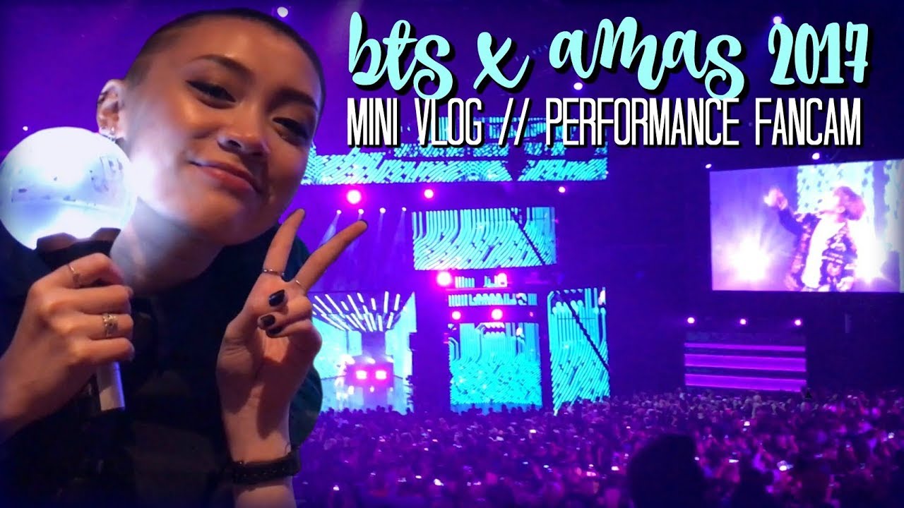 BTS x AMAs 2017 + ‘DNA’ Full Performance FANCAM | vlog - YouTube