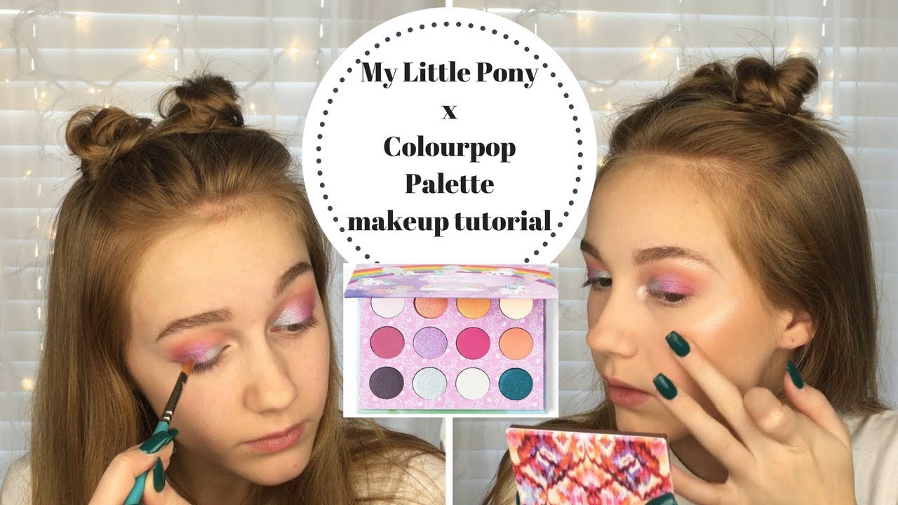 MY LITTLE PONY X COLOURPOP MAKEUP TUTORIAL #2 - YouTube