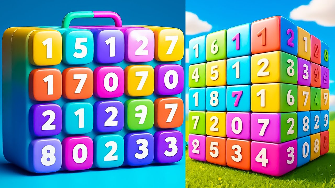 Counting Fun 1 to 100 + Basic Math for Kids | Learn Numbers & Addition ...