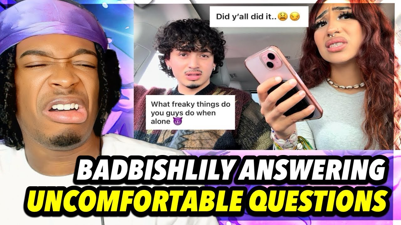 BADBISHLILY ANSWERING UNCOMFORTABLE QUESTIONS.. (SO WEIRD) - YouTube
