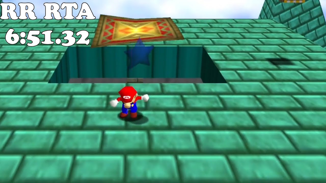 Super Mario 64 - Rainbow Ride RTA 6:51.32 - YouTube