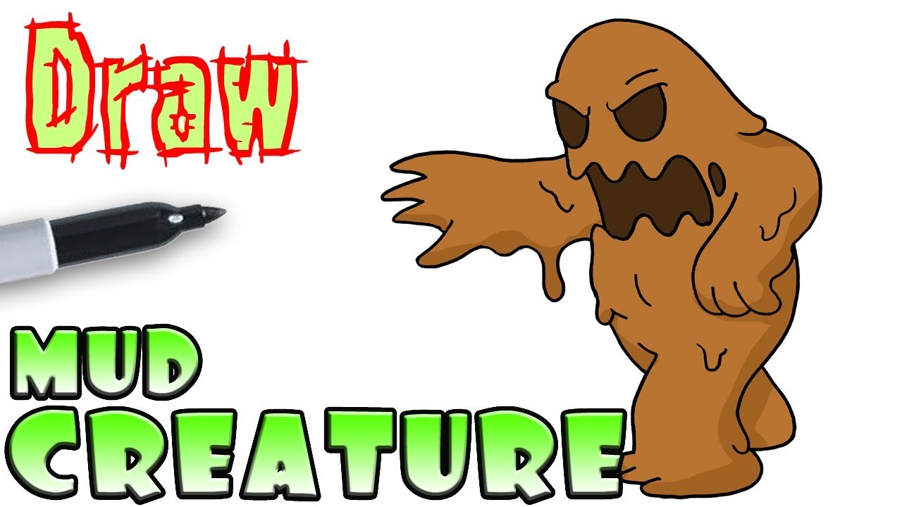 How to Draw the Mud Creature | Cuphead - YouTube