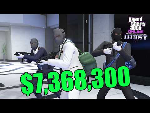 GTA Online Casino Heist - Aggressive Approach Hard $7,368,300