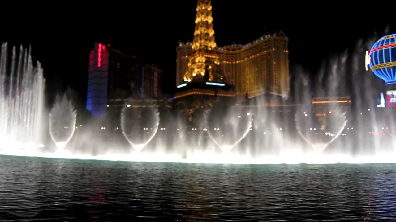 The Bellagio Water Fountain (Show #2) - YouTube