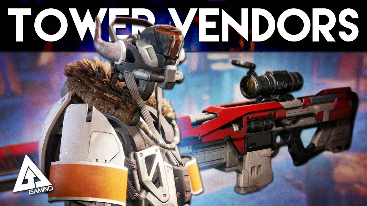 Destiny House of Wolves Tower Vendors - Reforging, Material Exchange ...