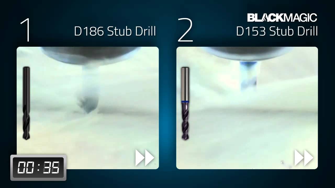 Black Magic Drill and Tap D153 T684 - YouTube