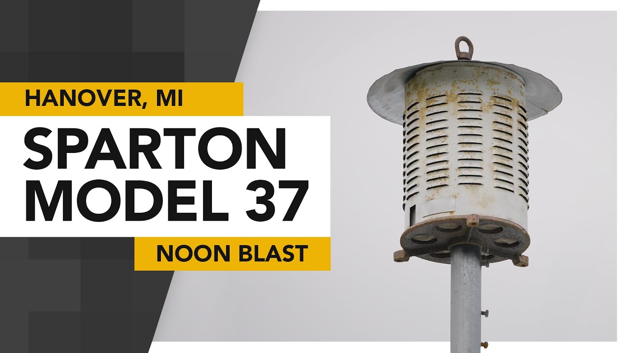 Sparton Model 37 | Noon Blast | Hanover, MI - YouTube