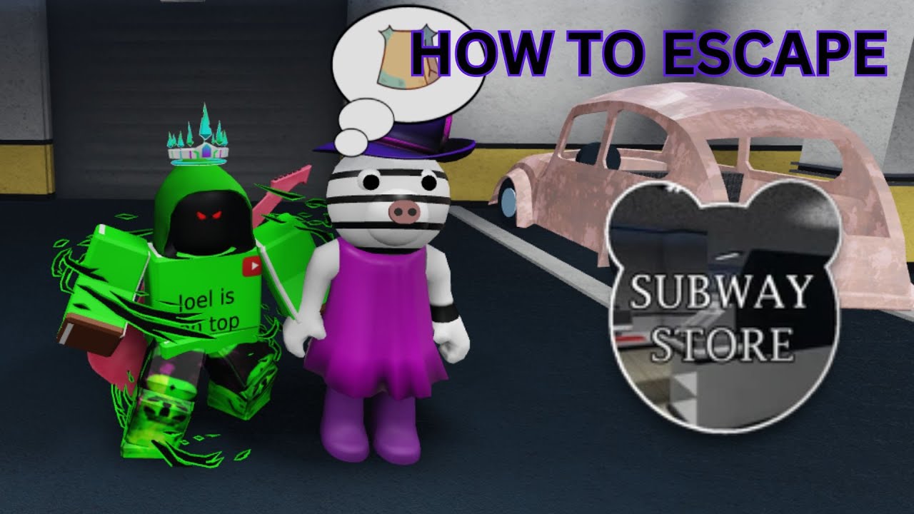 HOW TO ESCAPE SUBWAY STORE IN PIGGY STORYBOOK ROBLOX - YouTube
