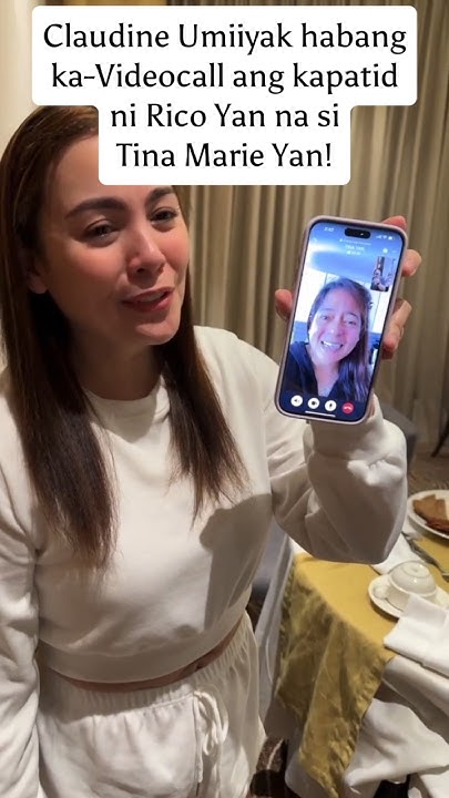 Claudine Barretto Umiiyak habang ka-Videocall niya ang kapatid ni Rico Yan na si Tina Marie Yan ...