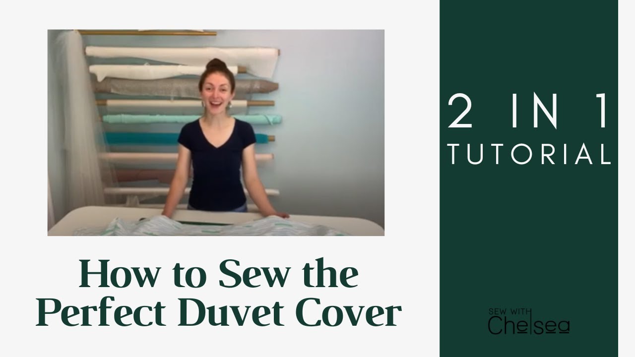 How to sew the perfect Duvet cover - YouTube