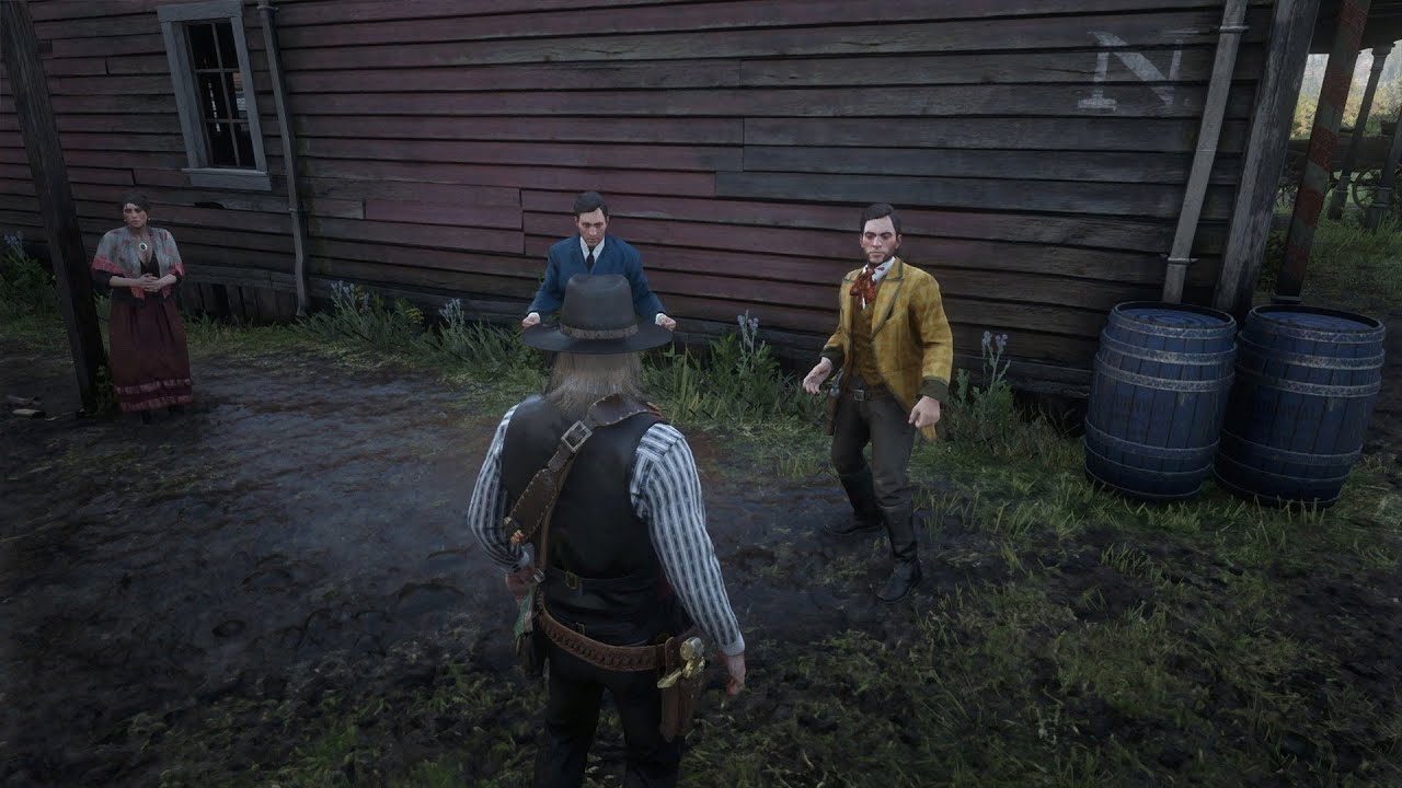 RDR2 #127! Vẫn là hai anh em tranh giành một quý cô! Lần này được đấm ...
