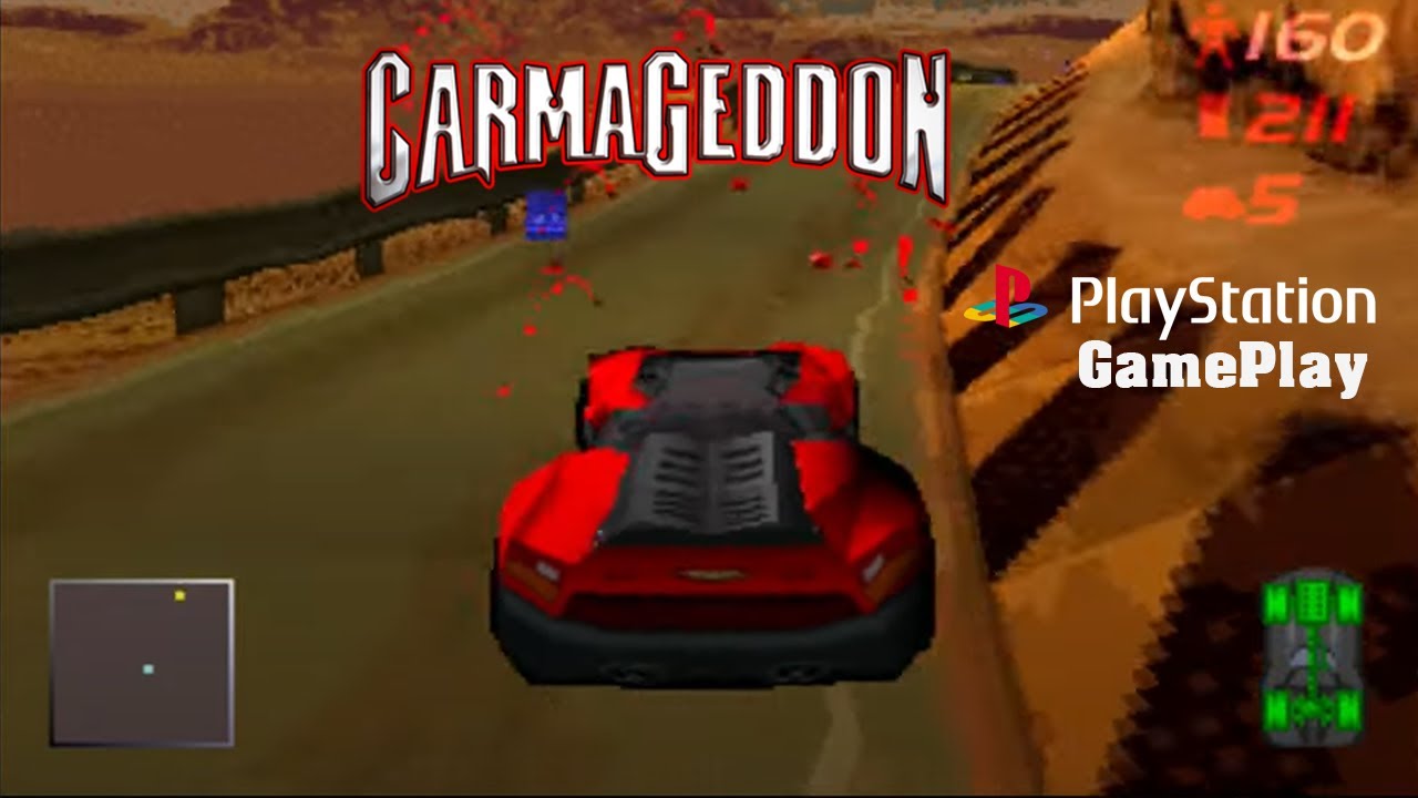 Carmageddon PS1 | PSX GamePlay - YouTube