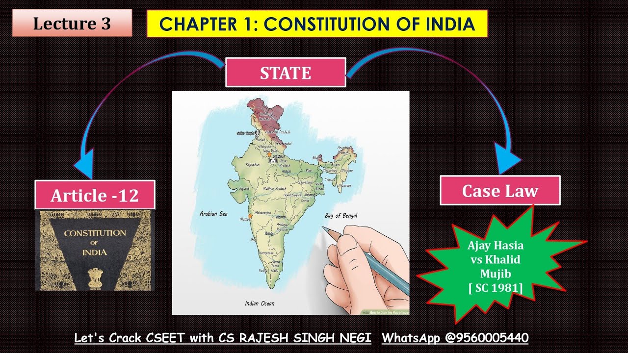 CSEET I Lecture 3. Article - 12 State under Constitution of India - YouTube