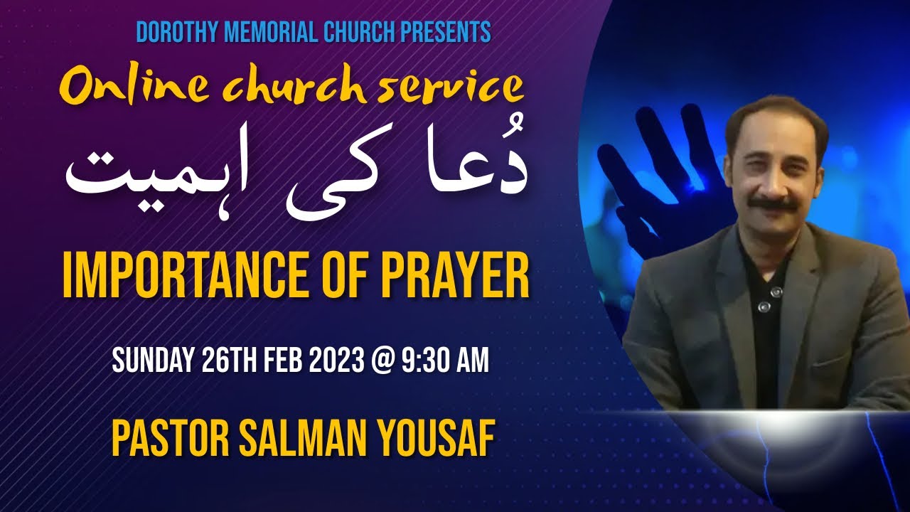 IMPORTANCE OF PRAYER 'With Rev. Salman Yousaf" - YouTube