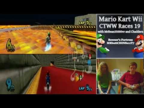 Mario Kart Wii - CTWW Races Part 19 (commentated by Bean and Chadderz ...