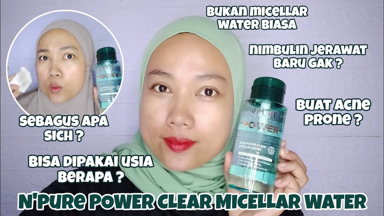 Review N'Pure Micellar Water || Mami Mika - YouTube