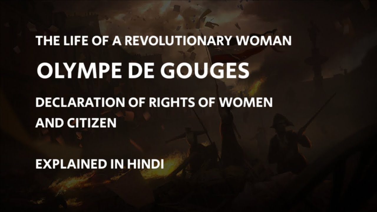 Olympe De Gauges: Declaration of Rights of Women & Citizen | French ...