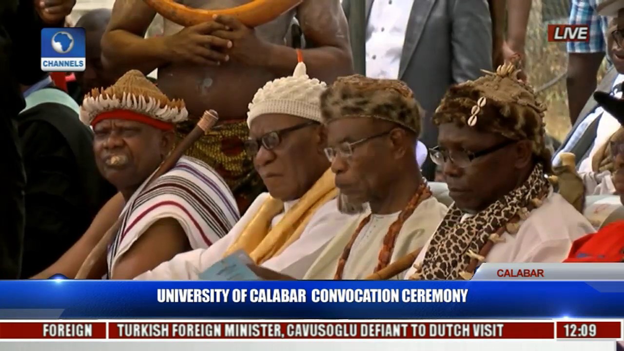 University Of Calabar Convocation Ceremony Pt 2 - YouTube