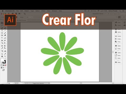 COMO CREAR UNA FLOR Adobe Illustrator - YouTube