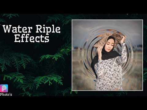 Water Riplle Effect - PicsArt tutorial edit foto kekinian... - YouTube