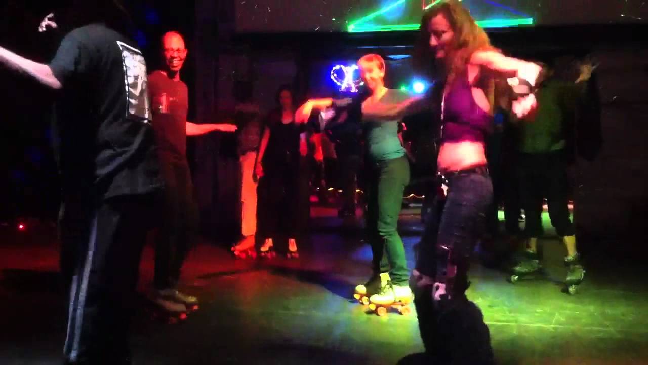 Tuesday night roller disco at cellspace - YouTube
