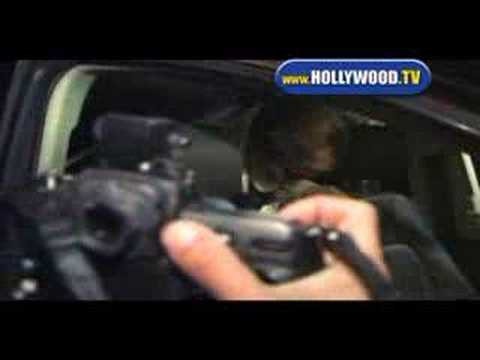 Justin Timberlake and Jessica Biel Leaving Oviatt Penthouse.