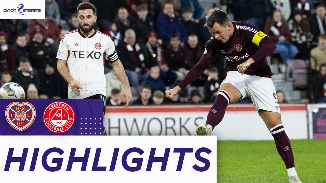 Heart of Midlothian 2-0 Aberdeen | Hearts Continue Unbeaten Streak ...