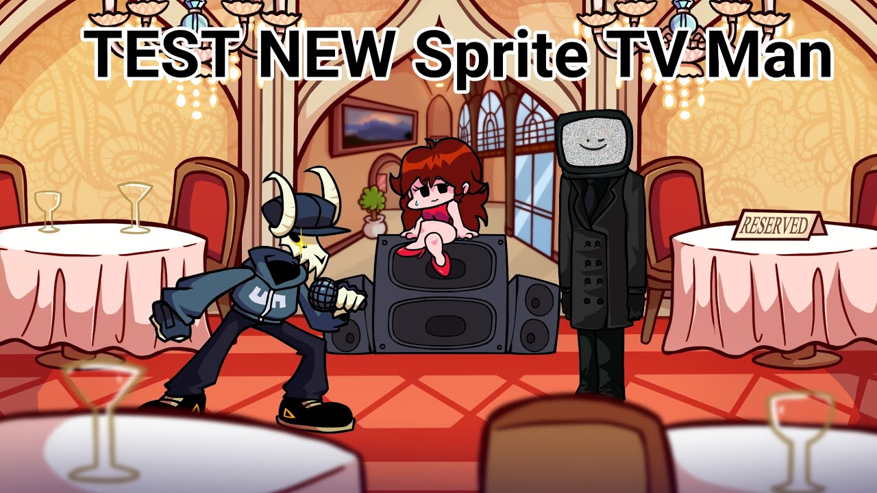 FNF - Test Sprite TV Man Sings Last Chance Cover - YouTube