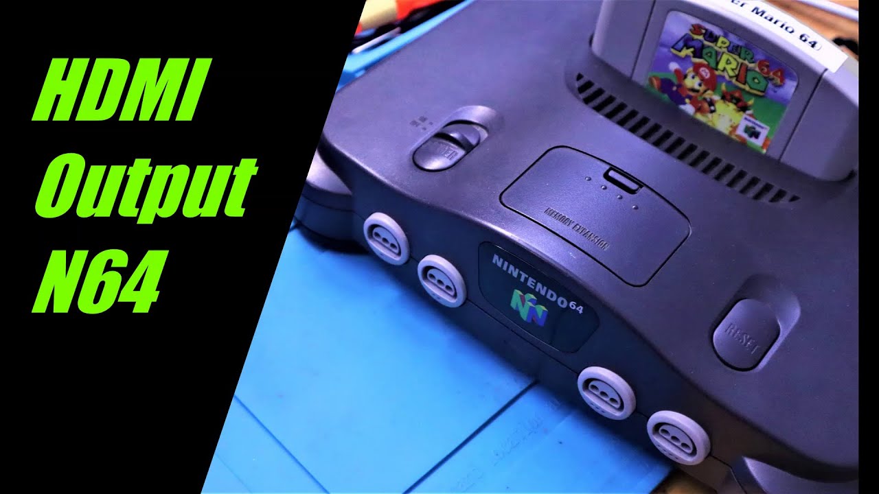 Nintendo N64 HDMI Pixel FX Ultra HDMI No Cut Install - YouTube