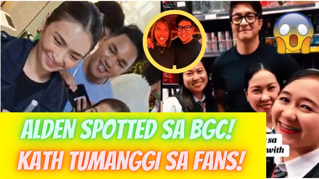 ALDEN SPOTTED SA BGC NAG-GROCERY! KATH BAKIT TUMANGGI SA FAN? ALDEN ...