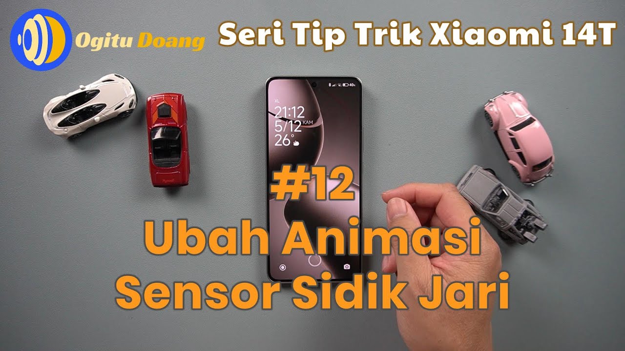 Ubah Animasi Sensor Sidik Jari Xiaomi 14T - YouTube
