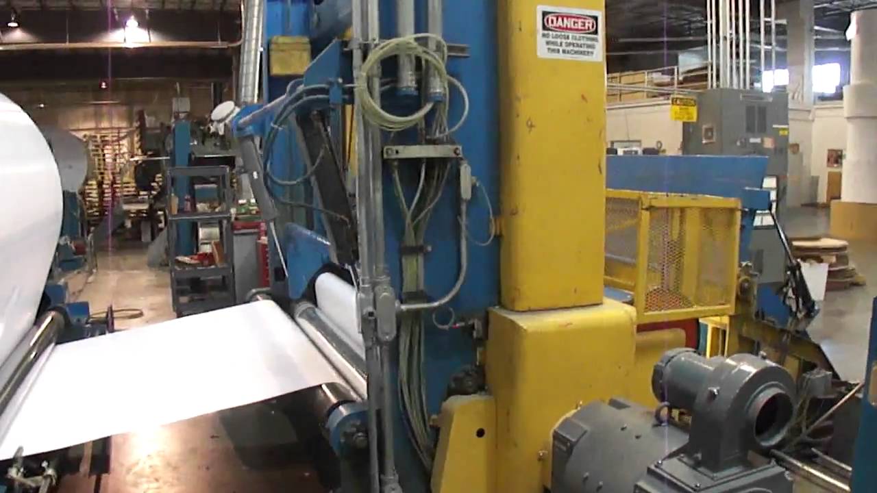 Cameron Model 428 2-Drum Slitter Rewinder (Part 2 of 2) - YouTube