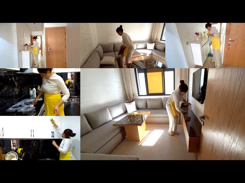  يوم معي🌼النتيجة النهائية لبيت كلاس💛يالالة فرحانة بديت نفرش في داري/كيفاش استفدت من دعم السكن