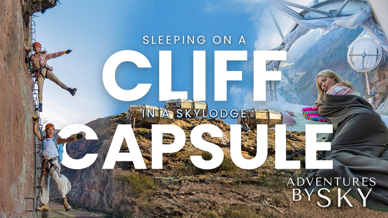 SLEEPING ON THE SIDE OF A CLIFF IN A HANGING CAPSULE | skylodge ...