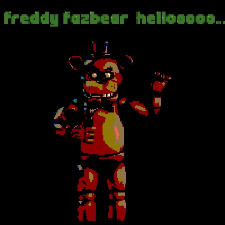 freddy says hello 8 bit - YouTube