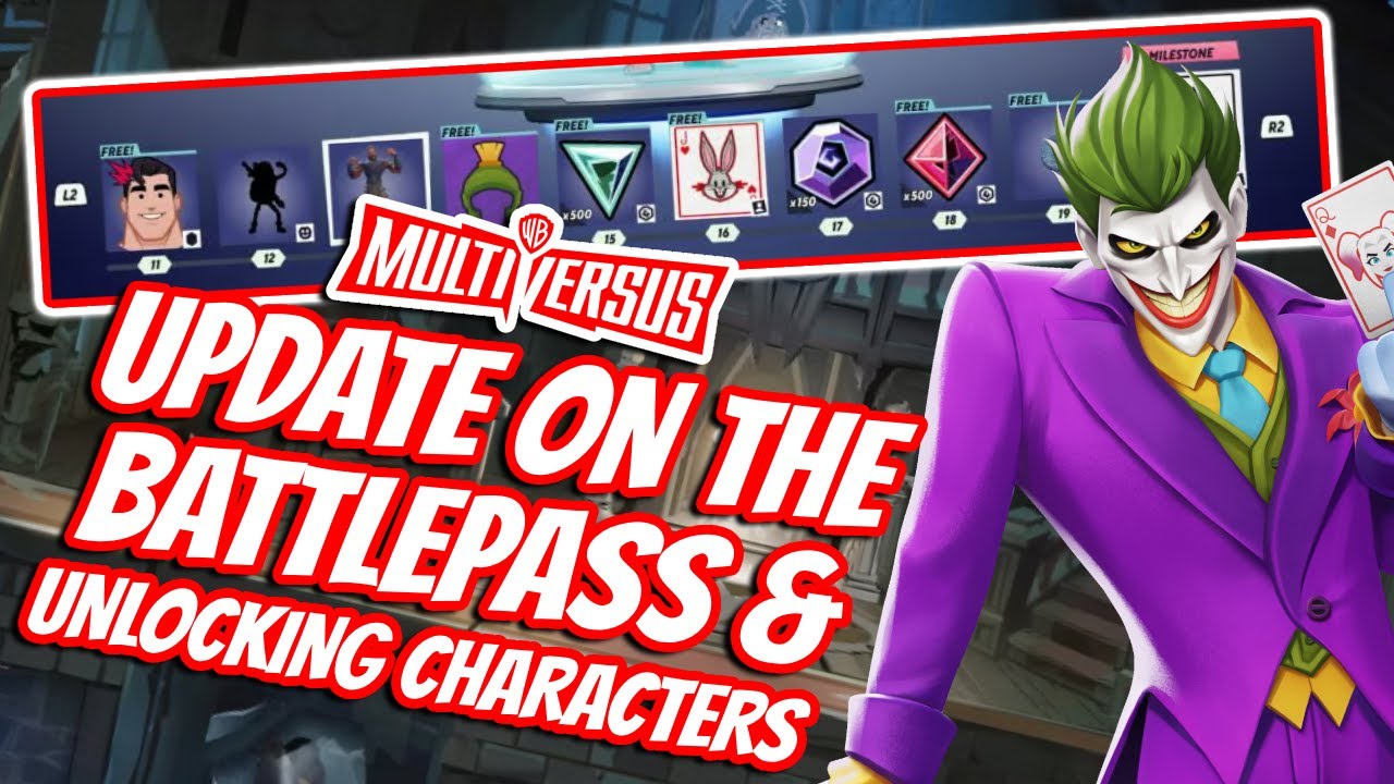 MultiVersus Update On BATTLEPASS & Unlocking NEW CHARACTERS From Devs!!! (NEWS) - YouTube