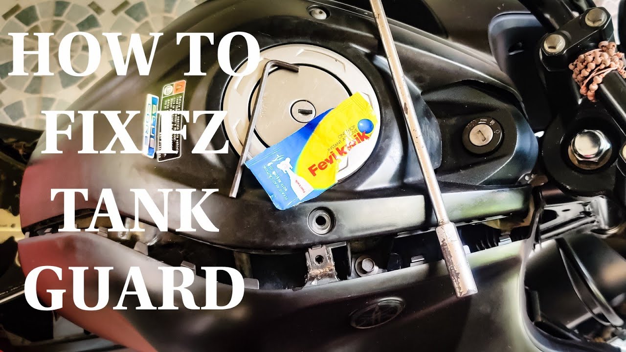 How To Fix Fz v3 Tank Side guard #yamaha #fz #akashedinbaro - YouTube