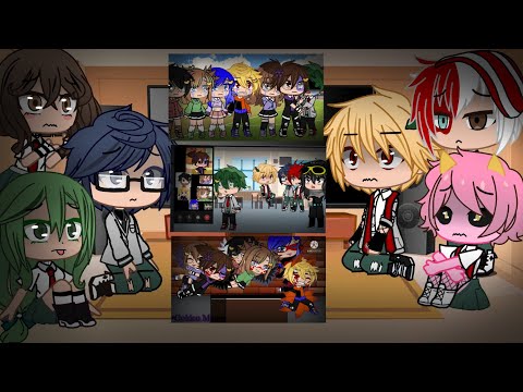 •Bnha react to You push me down Part1,2,3• The Golden Family ❤️