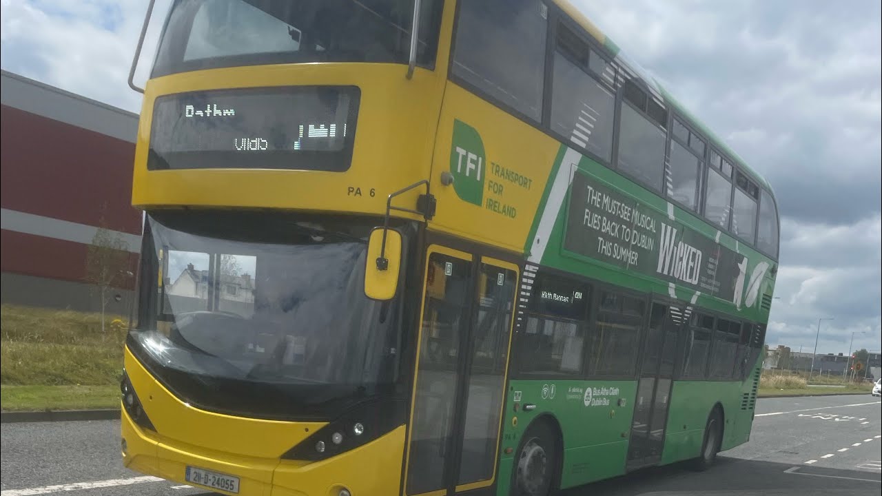 Dublin bus | PA6 | route: 140 to rathmines - YouTube