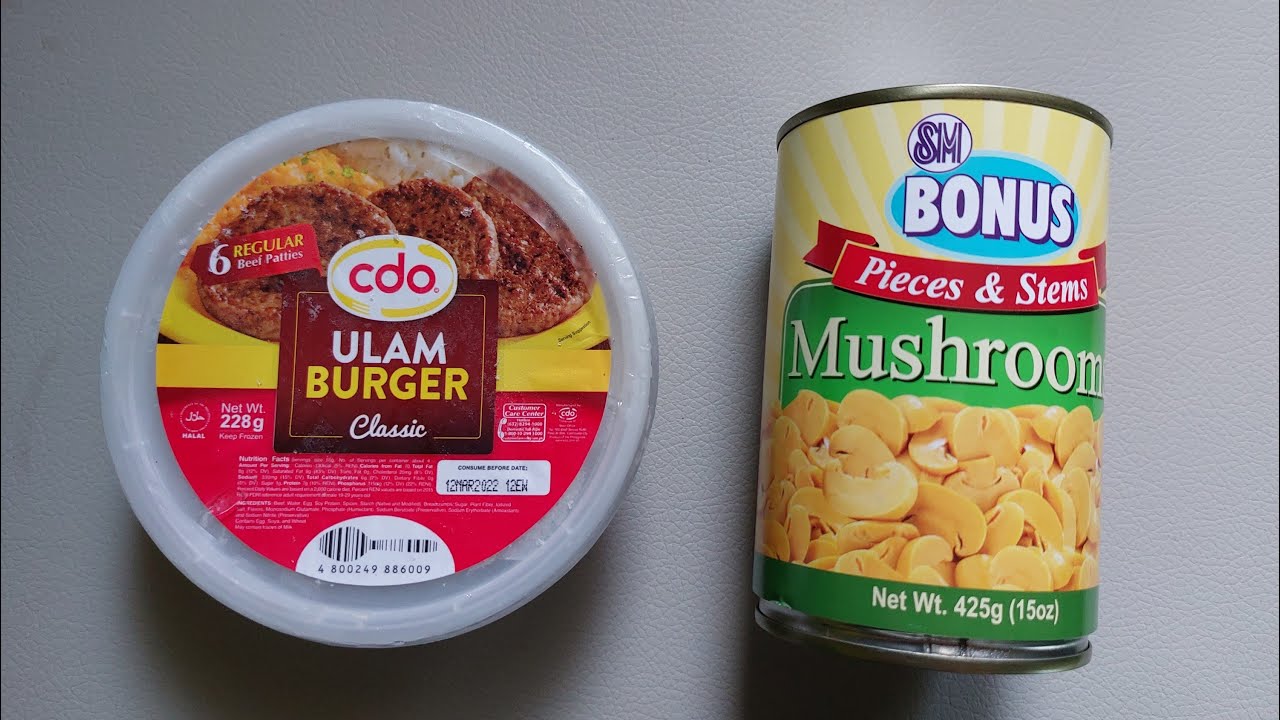 Mushroom Ulam Burger - recipe # 410 - YouTube