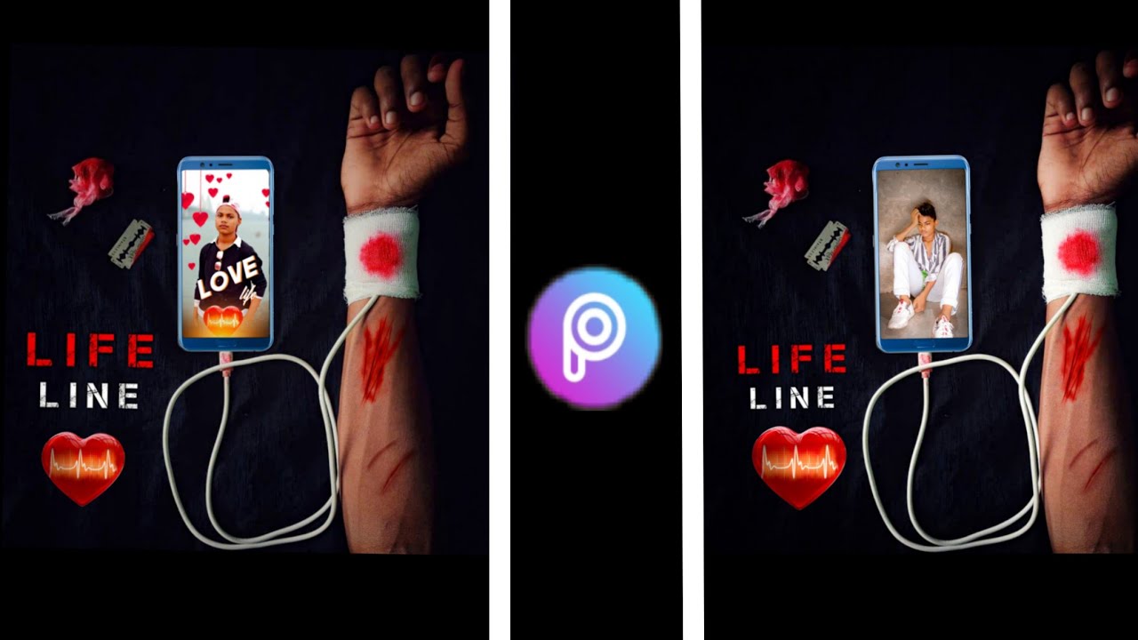 Viral photo editing 😘 TikTok trending photo editing / PicsArt Editing ...