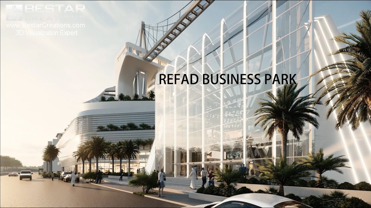 3D Animation by BestarCreations for Refad Business Park - YouTube