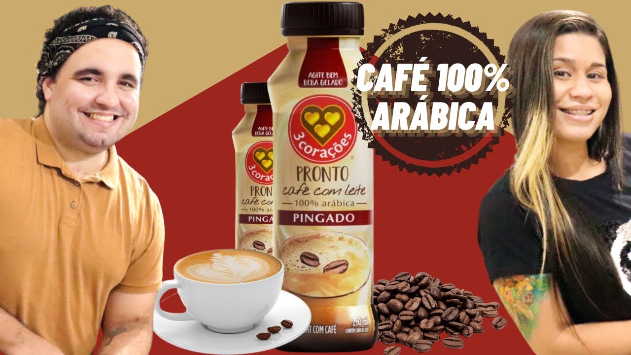 3 CORAÇÕES PRONTO - CAFÉ COM LEITE PINGADO (GELADO) - YouTube