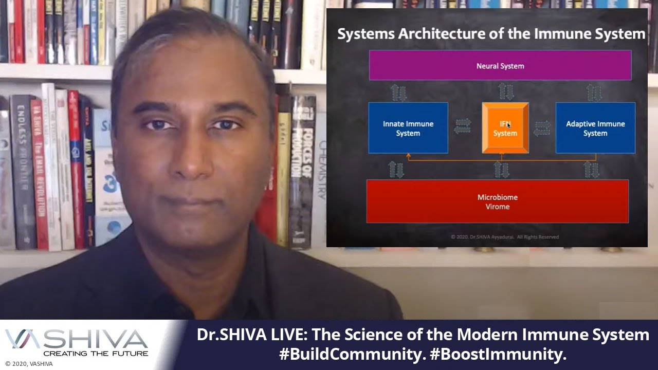 Dr.SHIVA LIVE: The Science of the Modern Immune System. #BuildCommunity ...