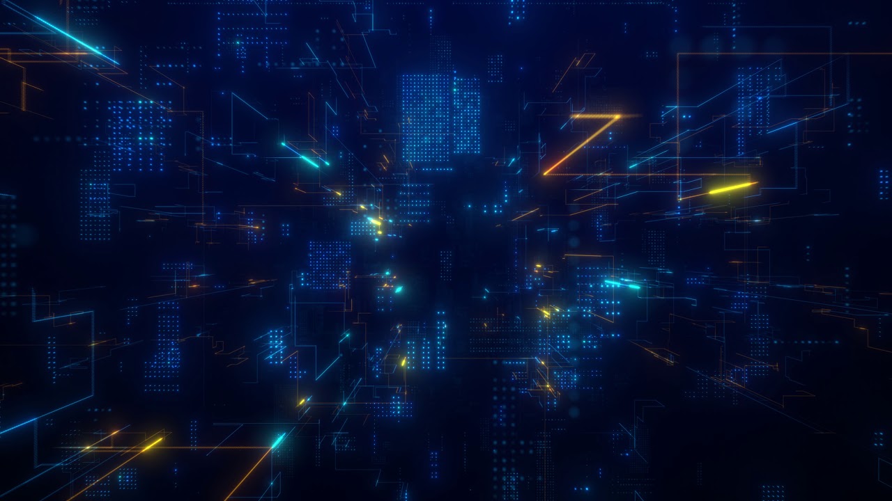 digital data network space 4k 5PR4Q8N - YouTube